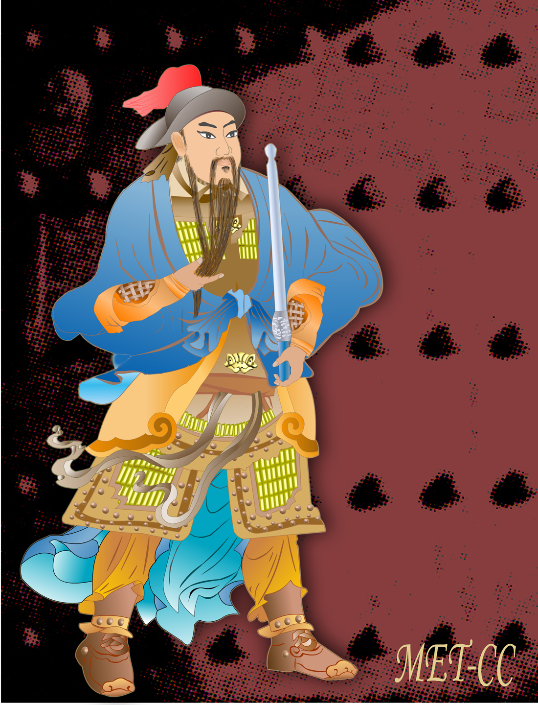 Qin Shubao, Brave and Fierce Warrior of the Tang Dynasty
